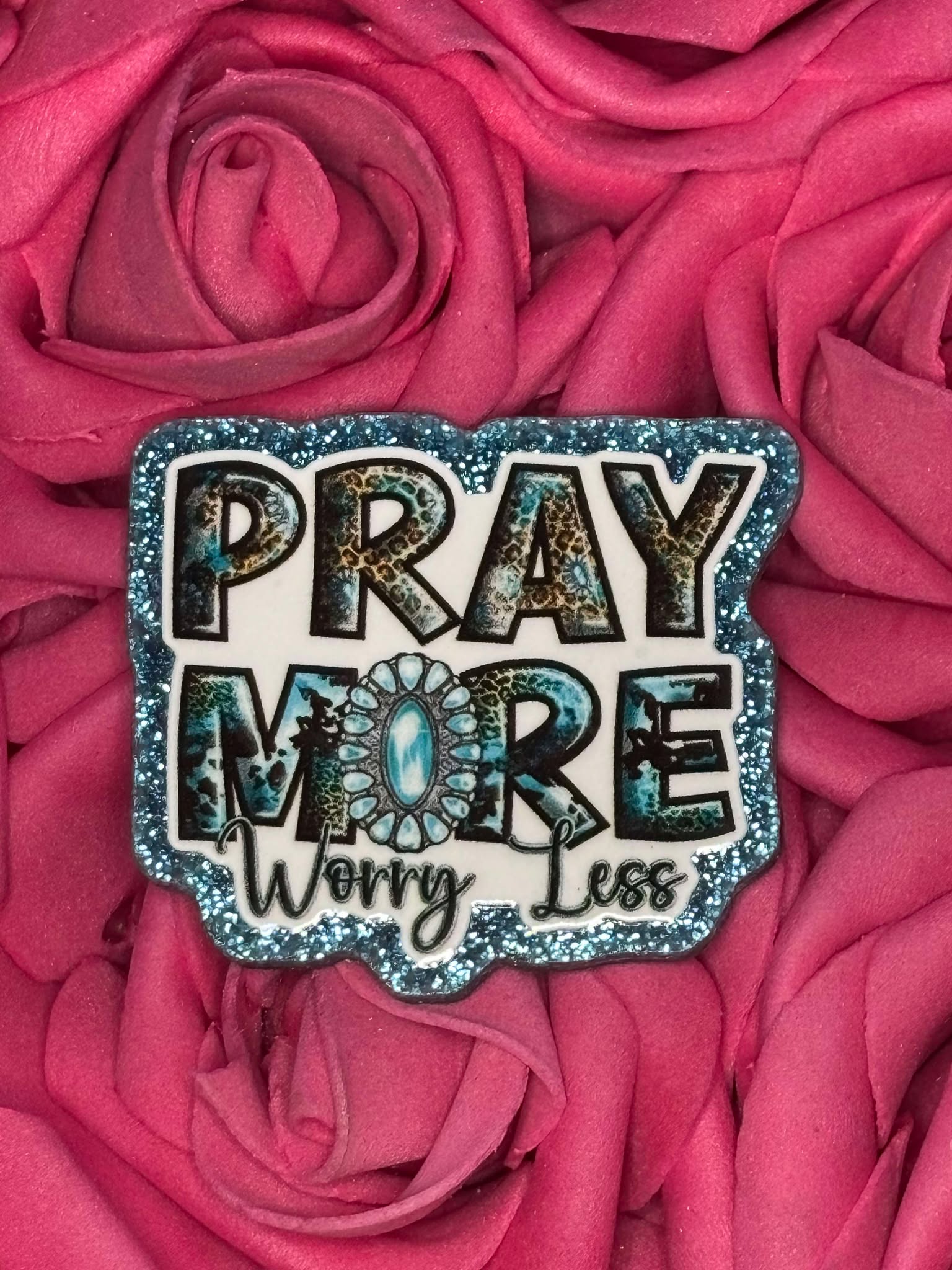#3713 Pray more – Sparkle & Shine Masterpieces